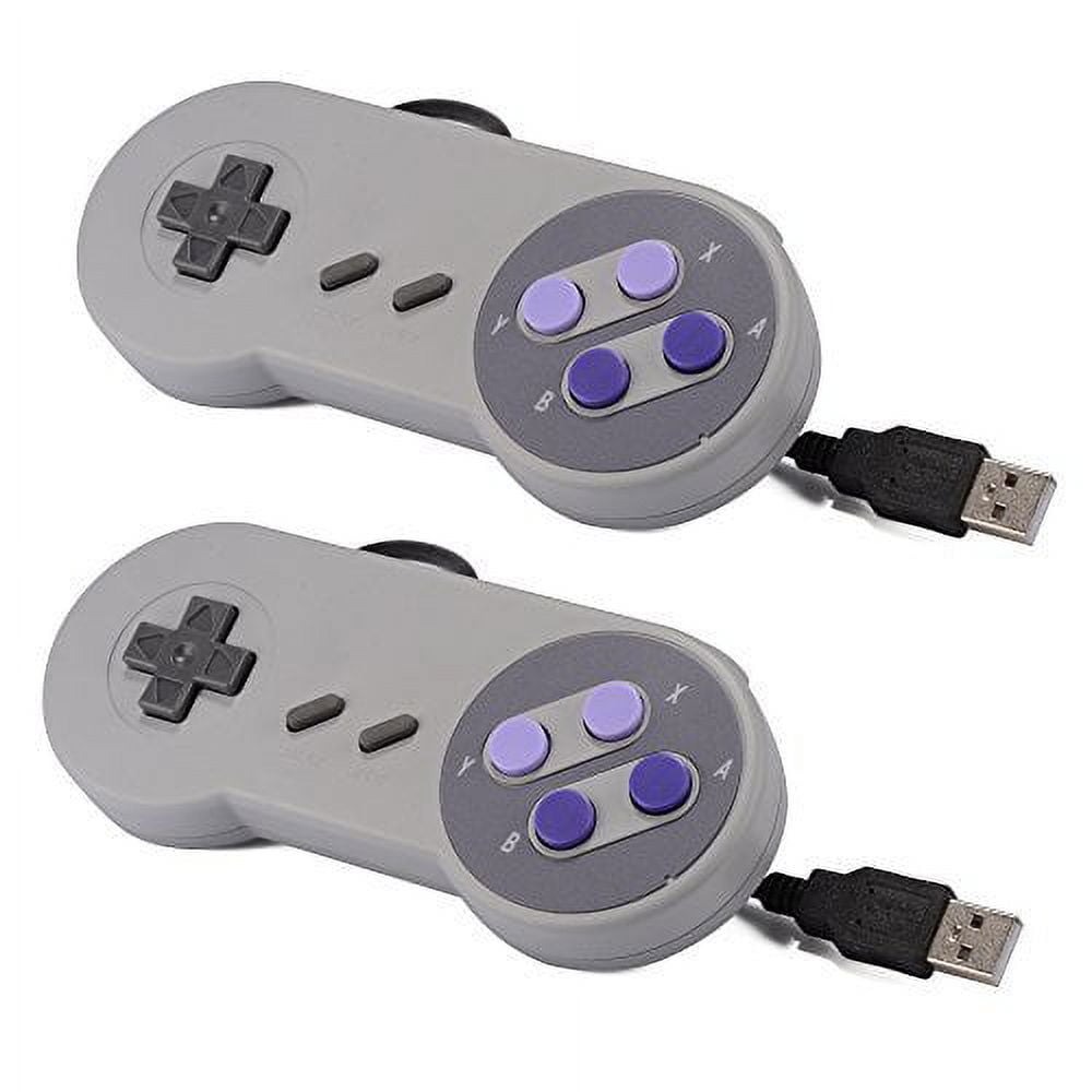 Mars Devices SNES Classic USB Video Game Controller for Windows and Mac ...