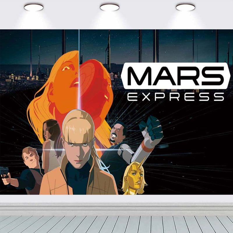 Mars Express Backdrop Banner Party Supplies Poster Birthday Decorations ...