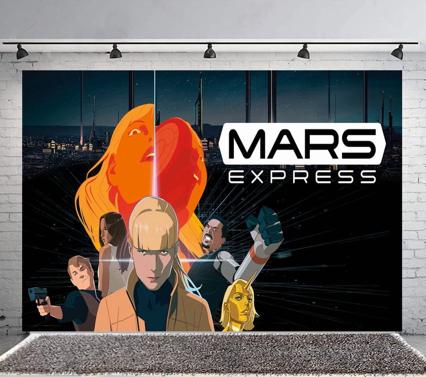 Mars Express Backdrop Banner Party Supplies Poster Movie Theme ...