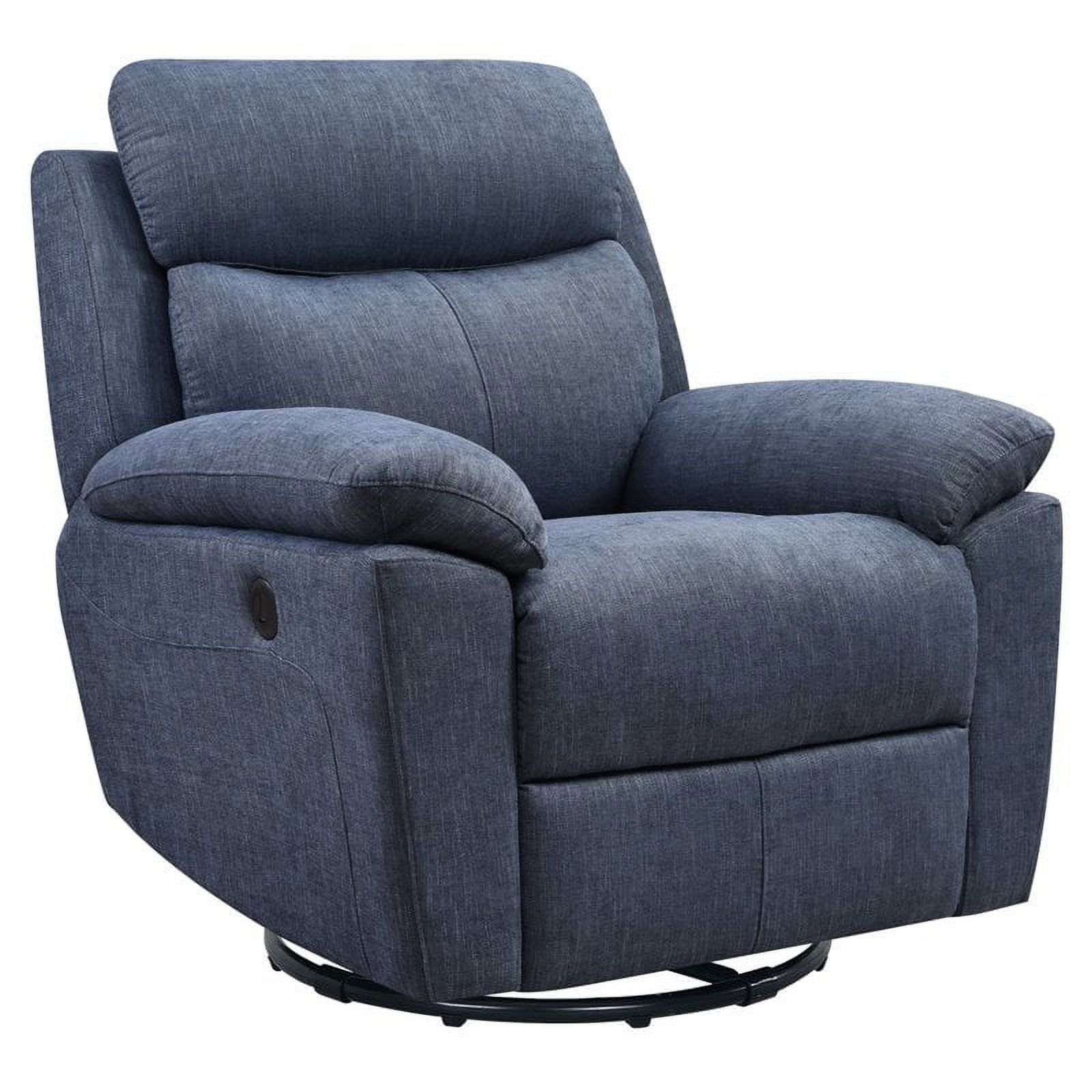 Oakwood Woven Fabric Recliner, Blue - Walmart.com