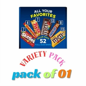 Candy Bars Variety Pack Full Size