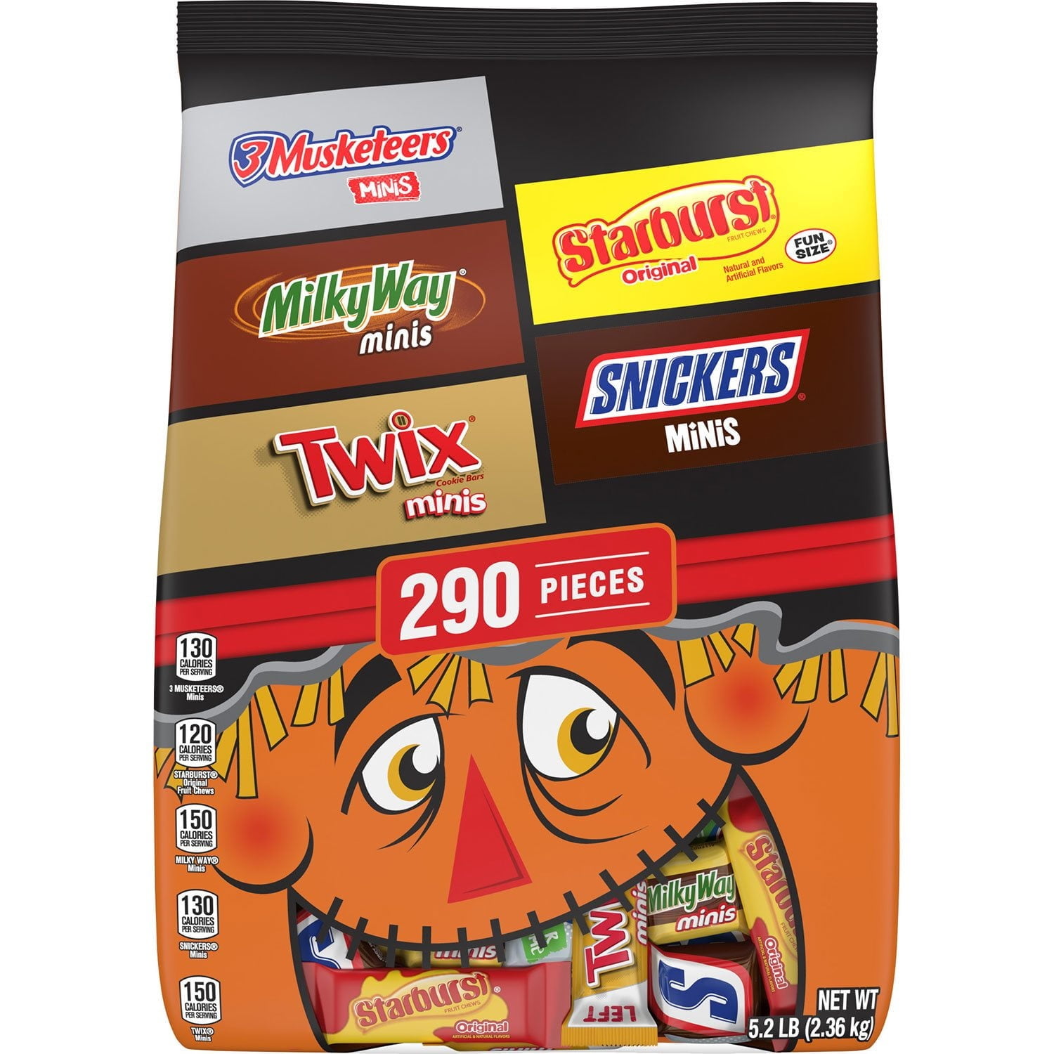 Mars Halloween Variety Pack Candy, 290 Pieces - Walmart.com