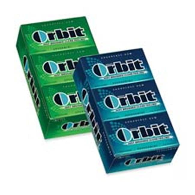 Mars, Inc Orbit Gum, Individually Wrapped, 12-BX, Spearmint - Walmart.com