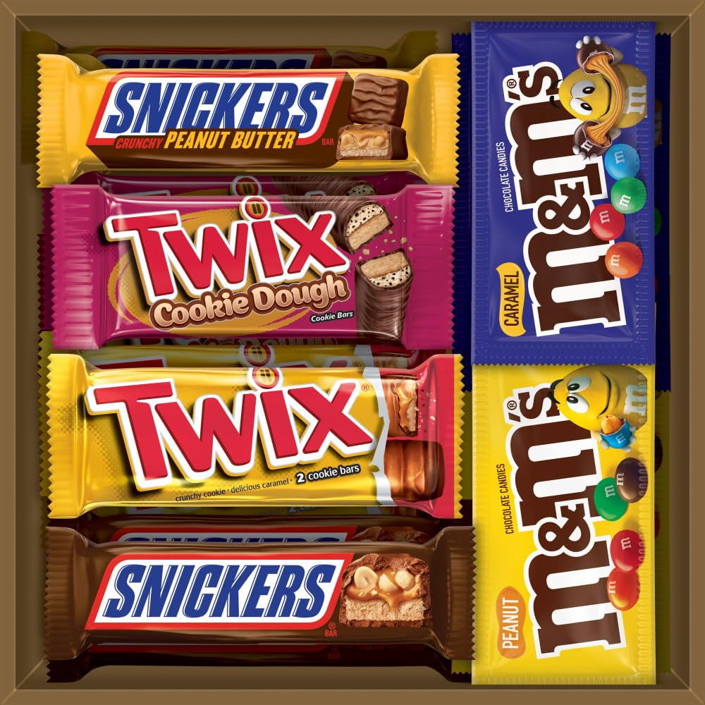 Mars M&M'S Peanut, M&M'S Caramel, SNICKERS Original, SNICKERS Peanut ...