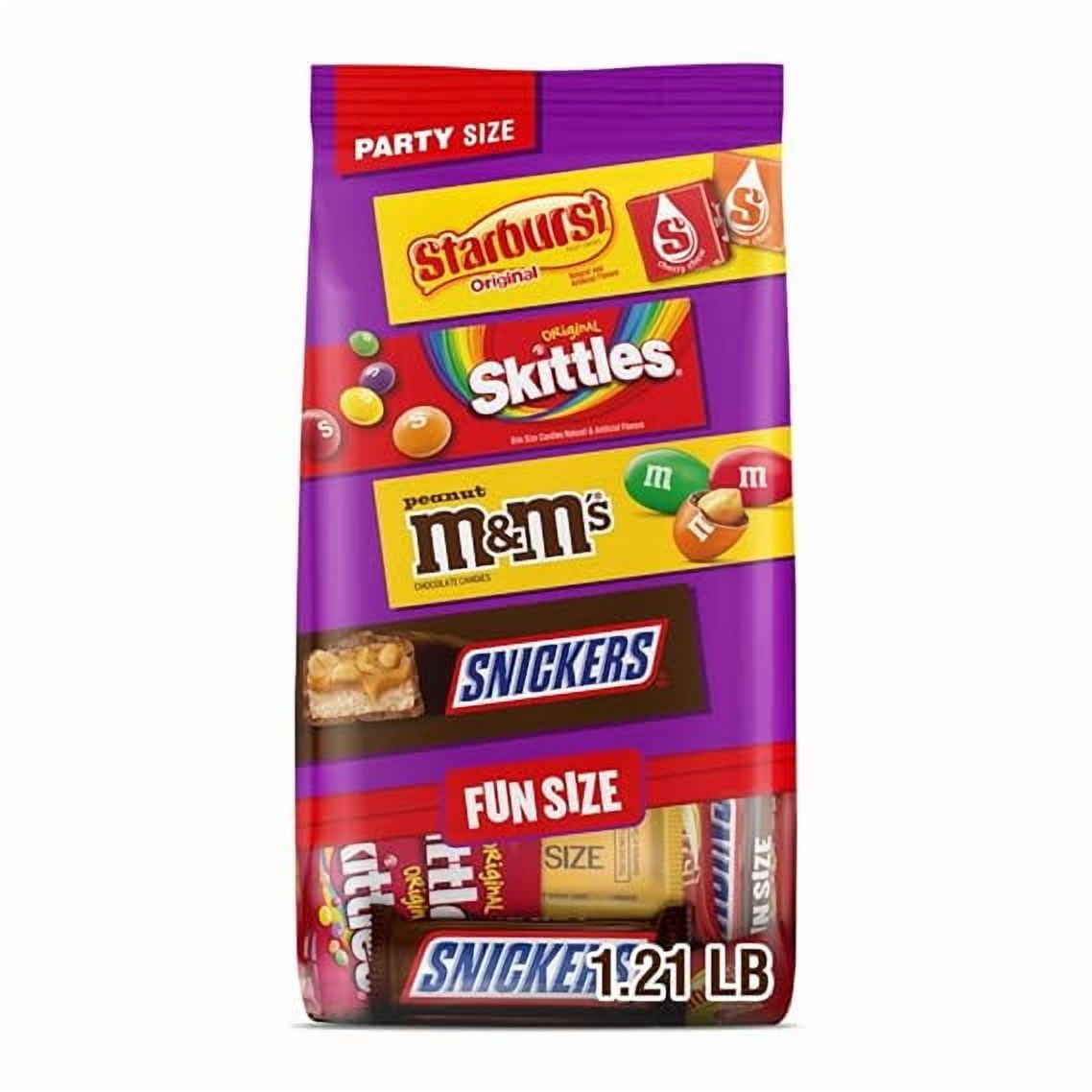Mars M&M'S Peanut, SNICKERS, STARBURST & SKITTLES Fun Size Assorted ...