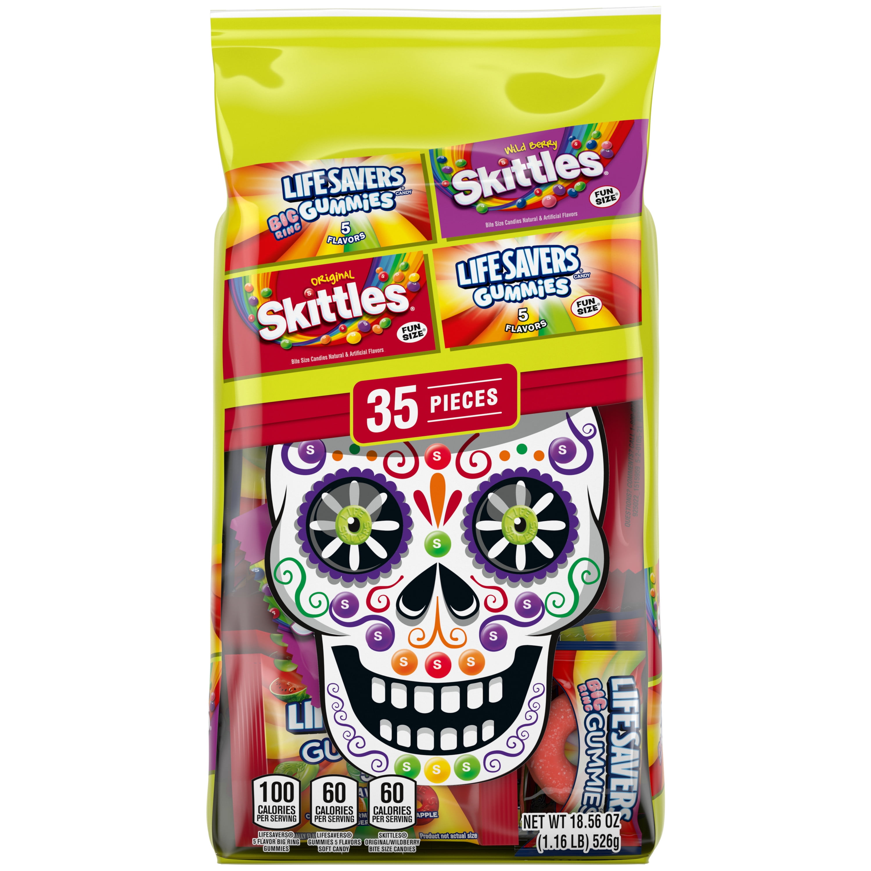 Mars Mixed Skittles and Life Savers Gummies & More Chewy Halloween ...