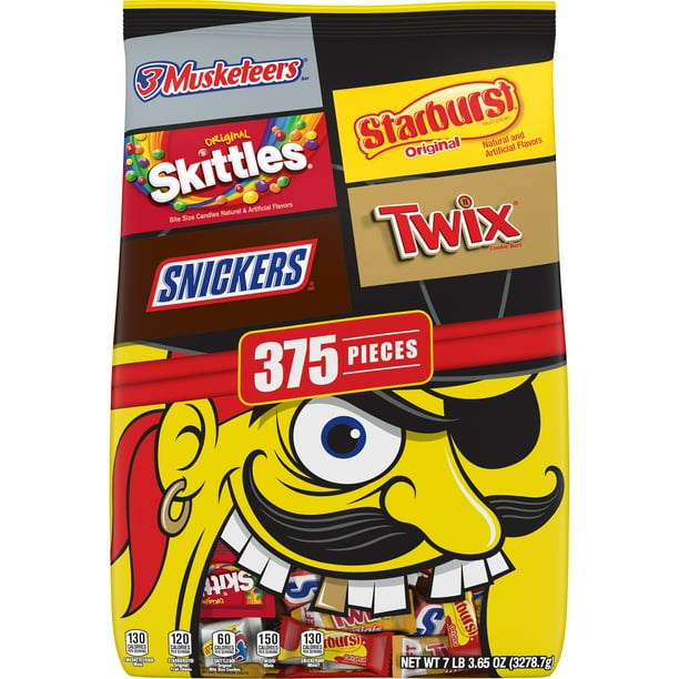 Mars Mixed Snickers, Twix, 3 Musketeers, Skittles, Snickers Bulk ...
