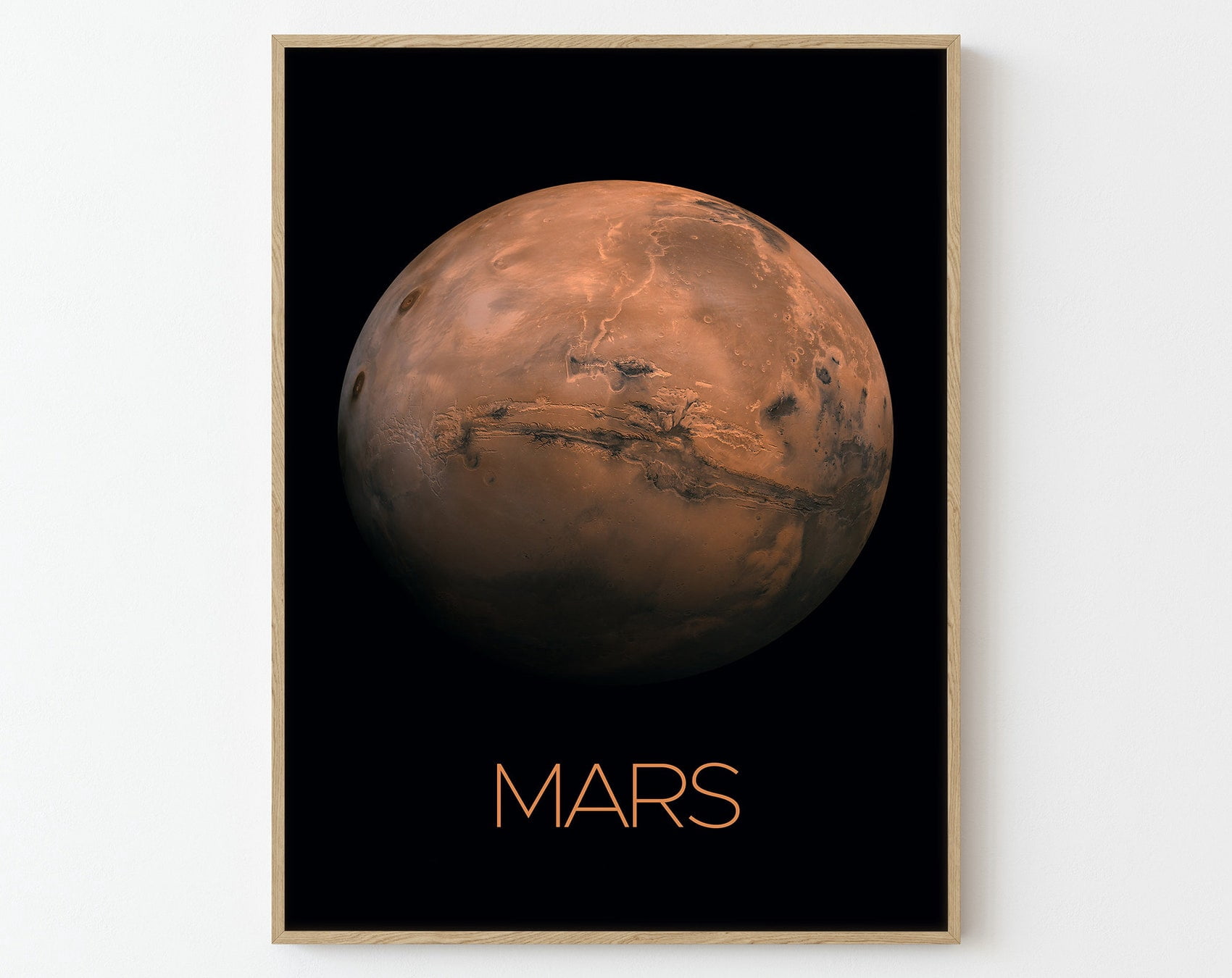 Mars NASA Space Travel Poster Print | Planets Wall Art | Home Decor ...