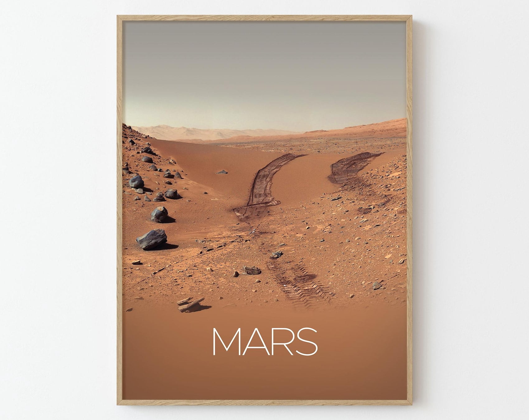 Mars NASA Space Travel Poster Print | Stars Planets Universe Cosmos ...