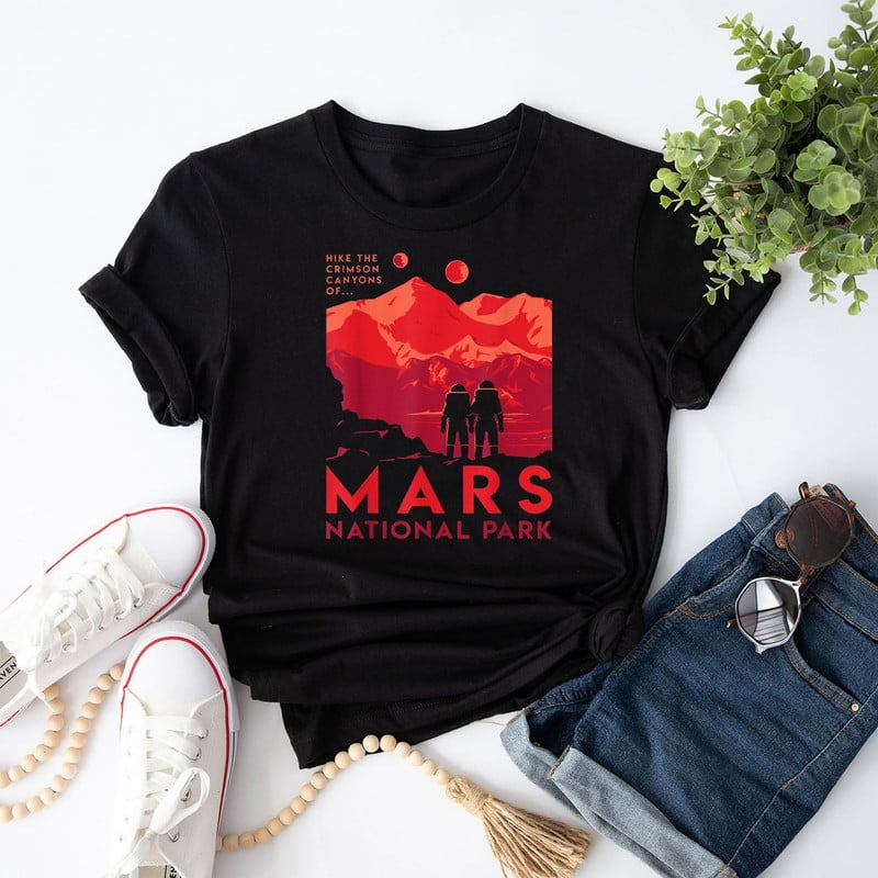 Mars National Park Funny Space Parody T-Shirt - Walmart.com
