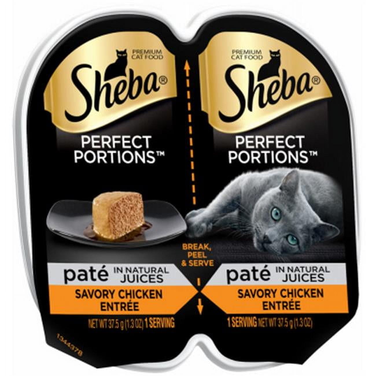 Mars Petcare Sheba Chicken Food, 2.6 oz, Corn-Based, For Sensitive Cats ...