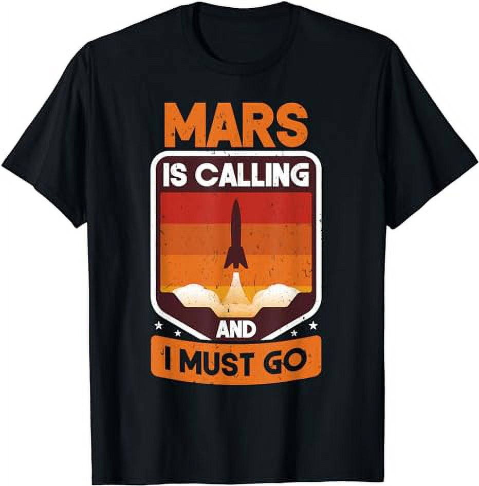 Mars Planet Martian Retro Vintage Oldschool T-Shirt - Walmart.com
