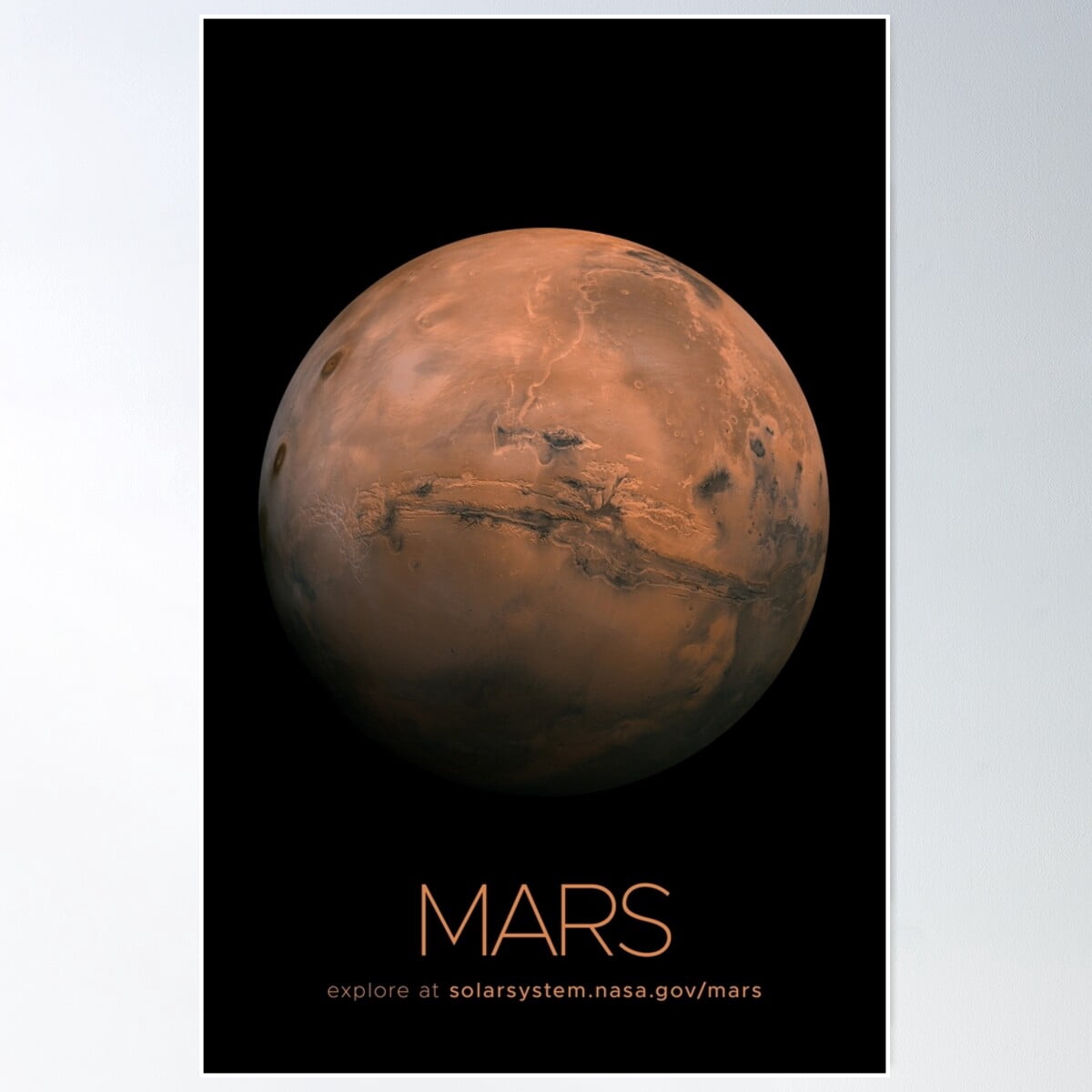 Mars Poster - Explore Solar System By The National Aeronautics And ...