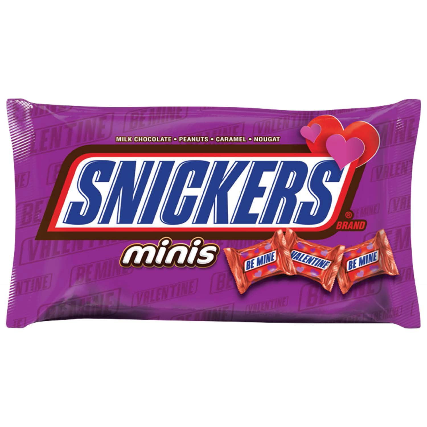 Mars Snickers Minis Valentine Exchange Candy Bar, 11.5 Oz. - Walmart.com