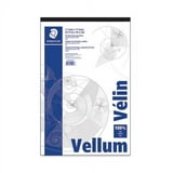 Mars Translucent Vellum Art and Drafting Paper, 16 lb Bristol Weight, 11 x 17, Translucent, 50 ...