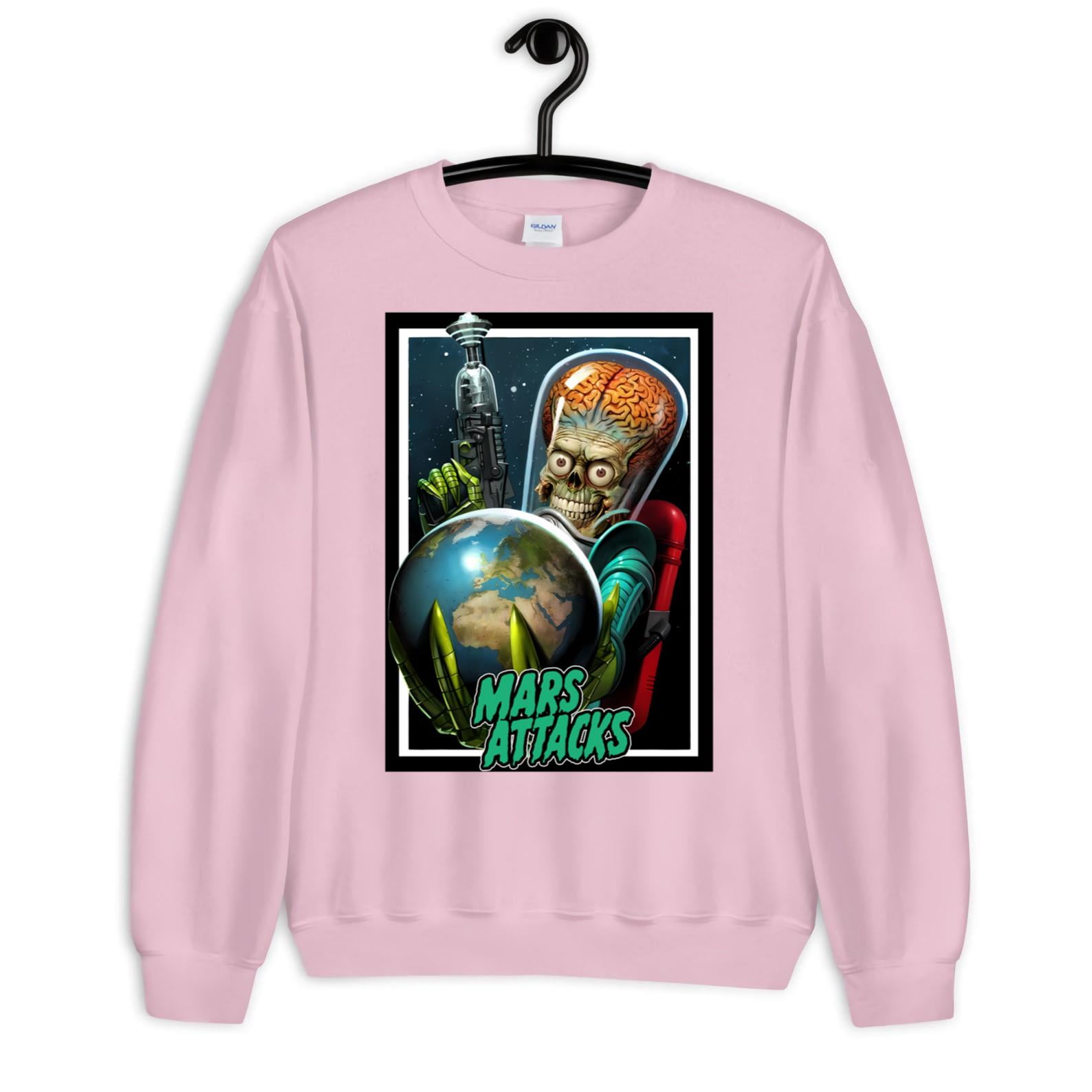 Mars attacks T-shirt Alien Movie Film 90s Retro Cool Funny World War Invasion-TH49009 - Walmart.com