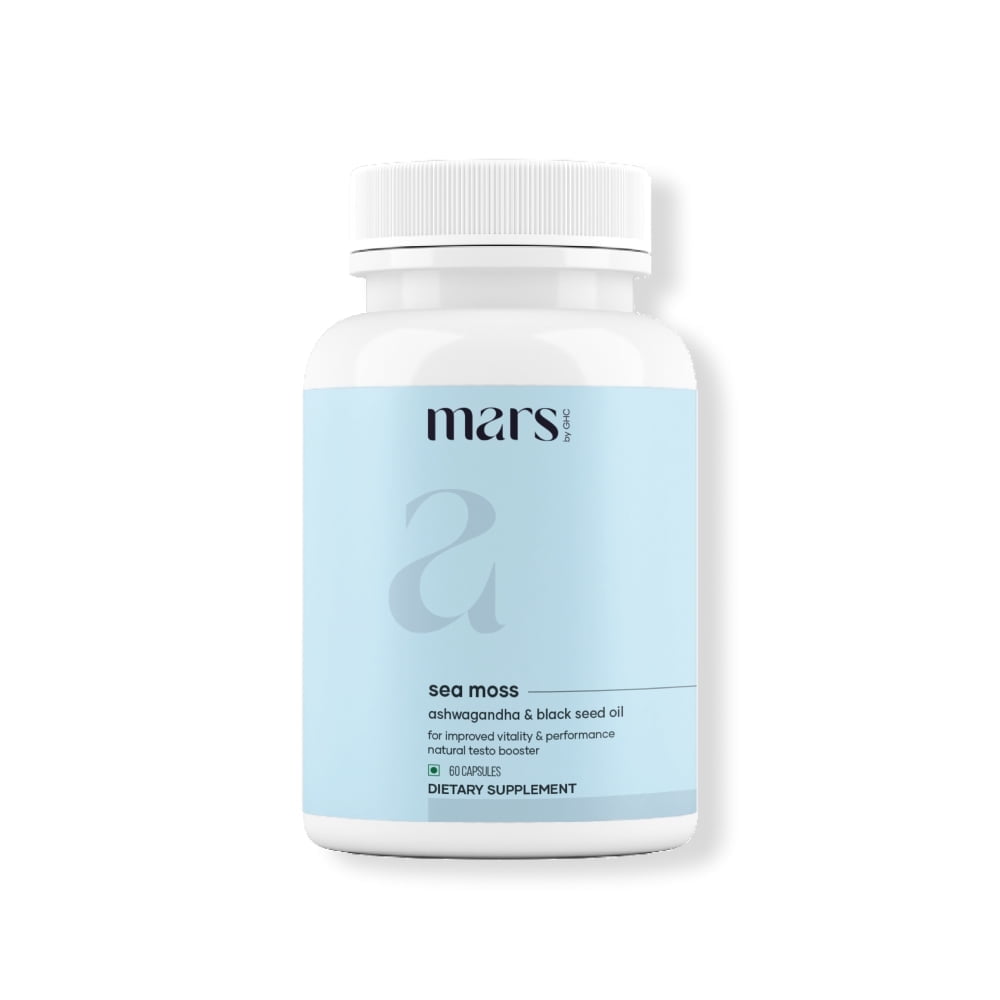 GHC Natural Sea Moss Supplement Pills: Mars with Ashwagandha, Black ...