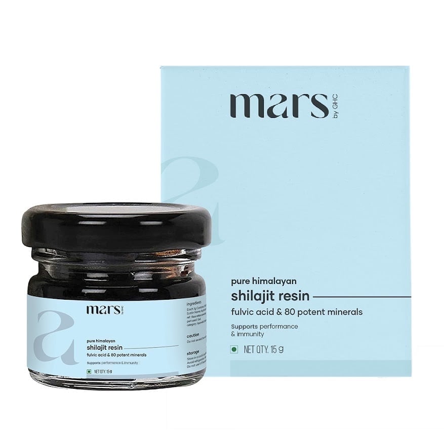 mars by GHC - Pure Himalayan Shilajit Resin, 15g | 75%+ Fulvic Acid ...