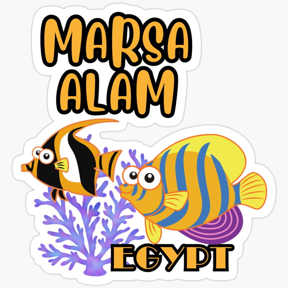 Marsa Alam Red Sea - Egypt Sticker Phone Decal Water Bottle Stickers ...