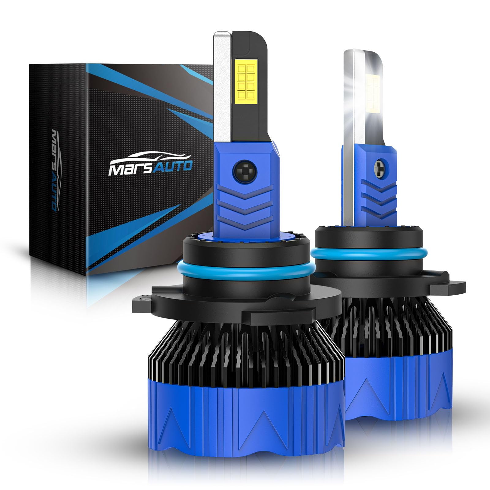 Marsauto 2023 Newest 9006 CM31 Bulbs with 18500LM, 800% Brightest, 16 ...