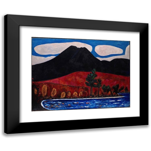 Marsden Hartley 14x12 Black Modern Framed Museum Art Print Titled - Mt ...