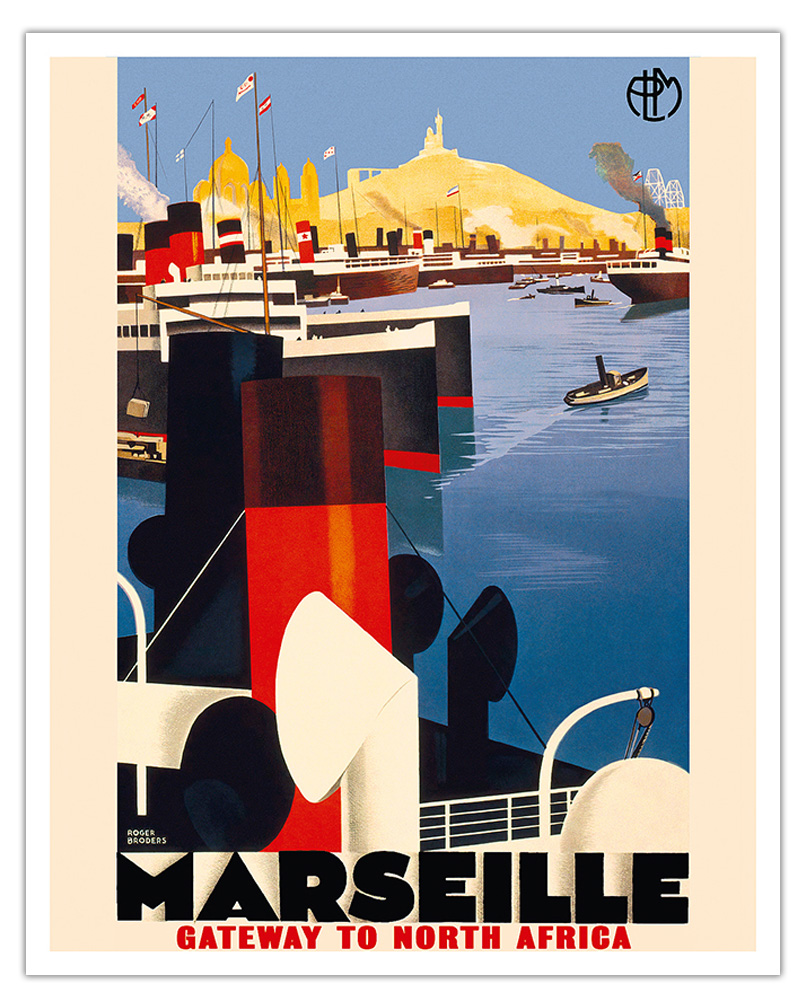 Marseille France - Gateway to North Africa - Paris-Lyon-Mediterrannee ...
