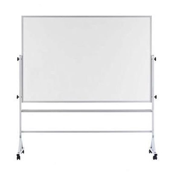 Marsh 48x72 White Porcelain Markerboard Both Sides Reversible, Aluminum ...