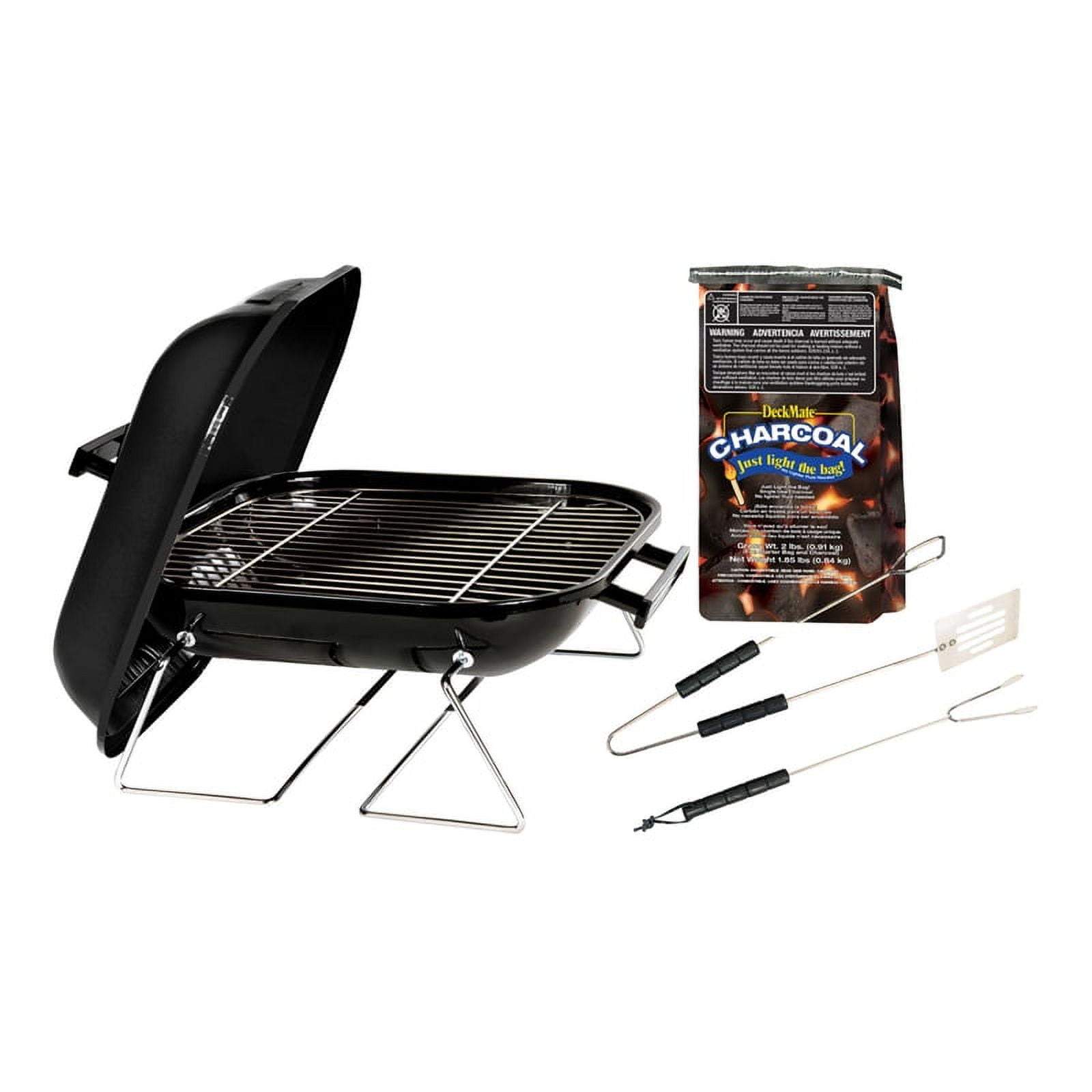 Marsh Allen Grill-It-Kit Charcoal Steel Grill Tool Sets, Black - 2 pcs ...