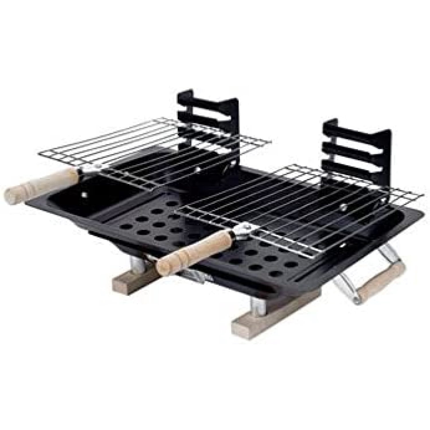 Marsh Allen Hibachi PP Grill 17" X 10" 133 Sq. In. Black - Walmart.com