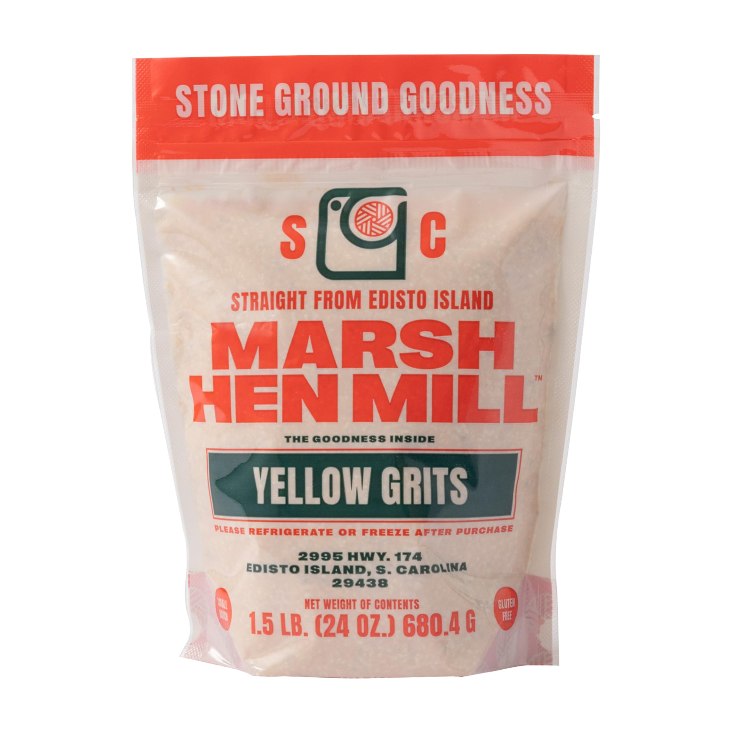 Marsh Hen Mill Sea IFF17 Island Yellow Grits | Ground Grits | Gluten ...