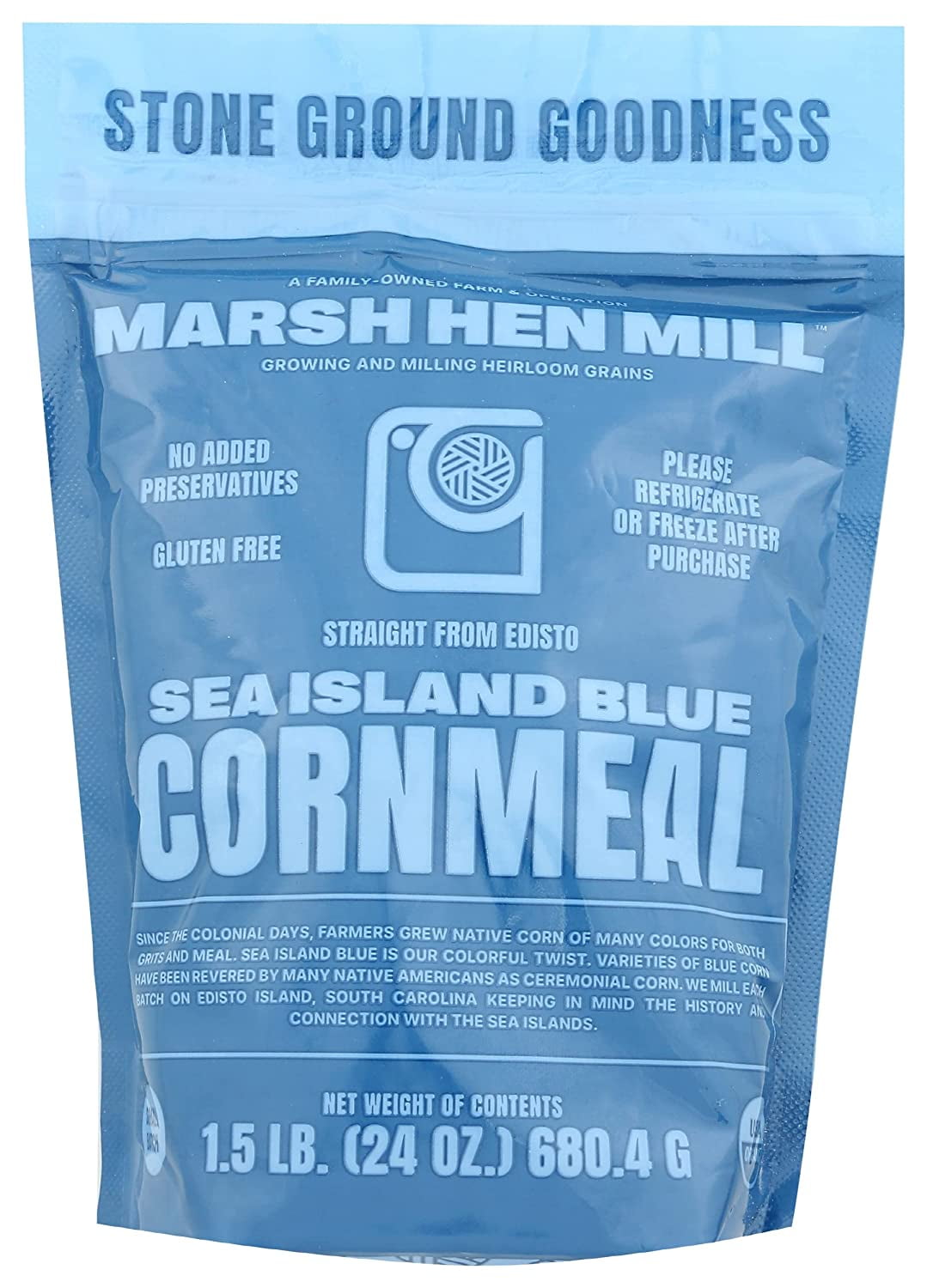 Marsh Hen Mill Sea Island Blue Stone Ground Flour Cornmeal, Crispy ...