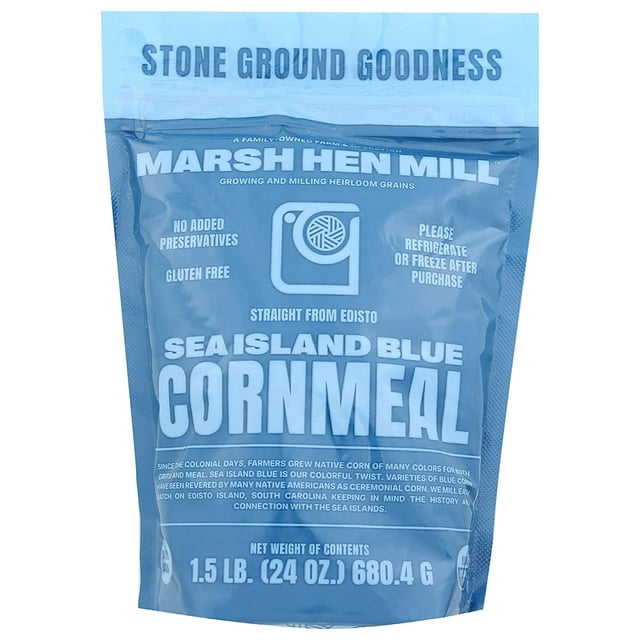 Marsh Hen Mill Sea Island Blue Stone Ground Flour Cornmeal, Crispy ...