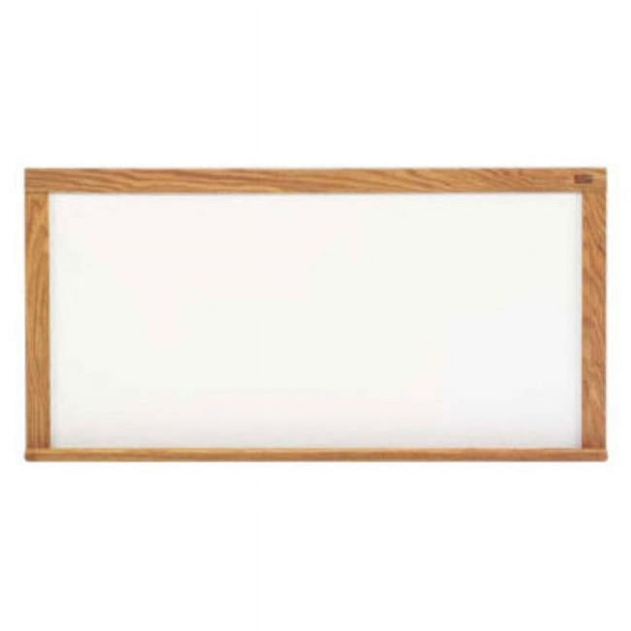 Marsh Industries Lw-304-00Wt 33.5X45.5 Oak Wood Trim Hpl Markerboard ...