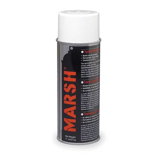 Marsh Stencil Ink,Can,White,11 oz. 30400 - Walmart.com