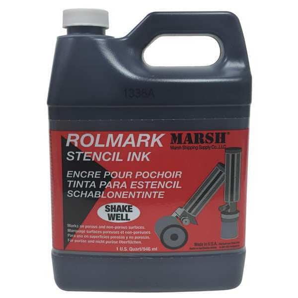 Marsh Stencil Ink, Black, 1 quart, Jug 20903 - Walmart.com