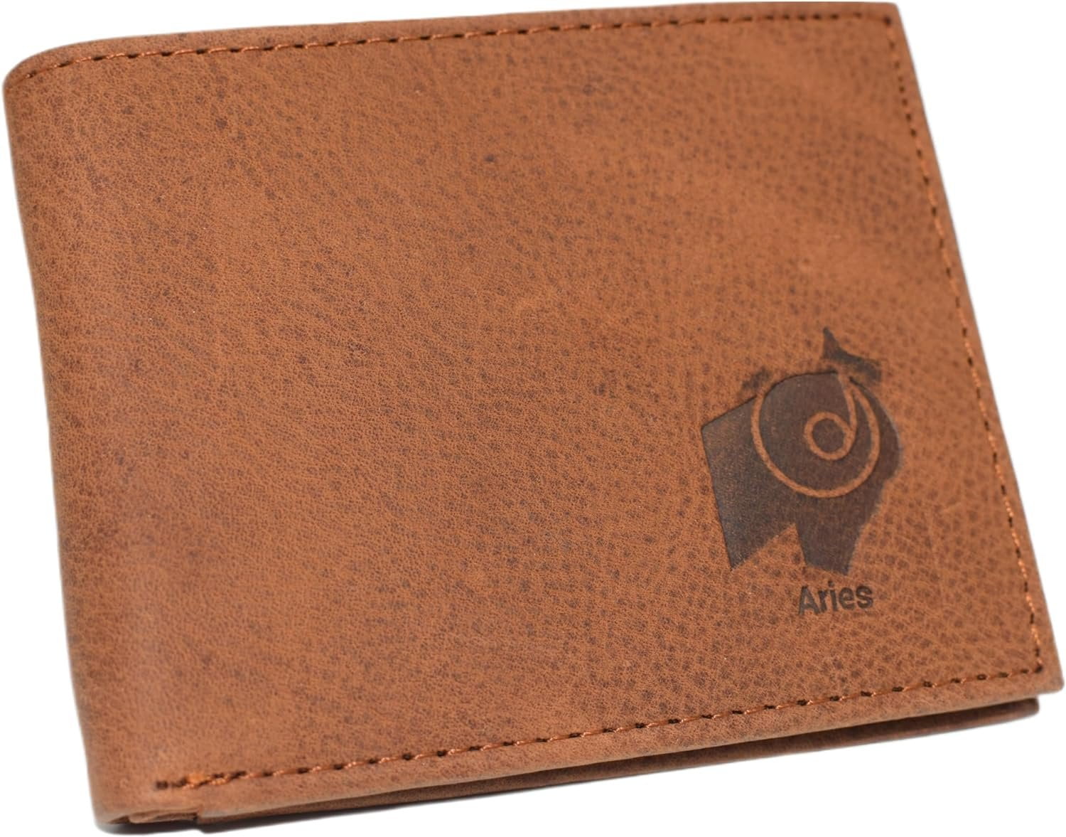 Marshal Aries Men's Genuine Leather Bifold Trifold RFID Blocking Wallet ...