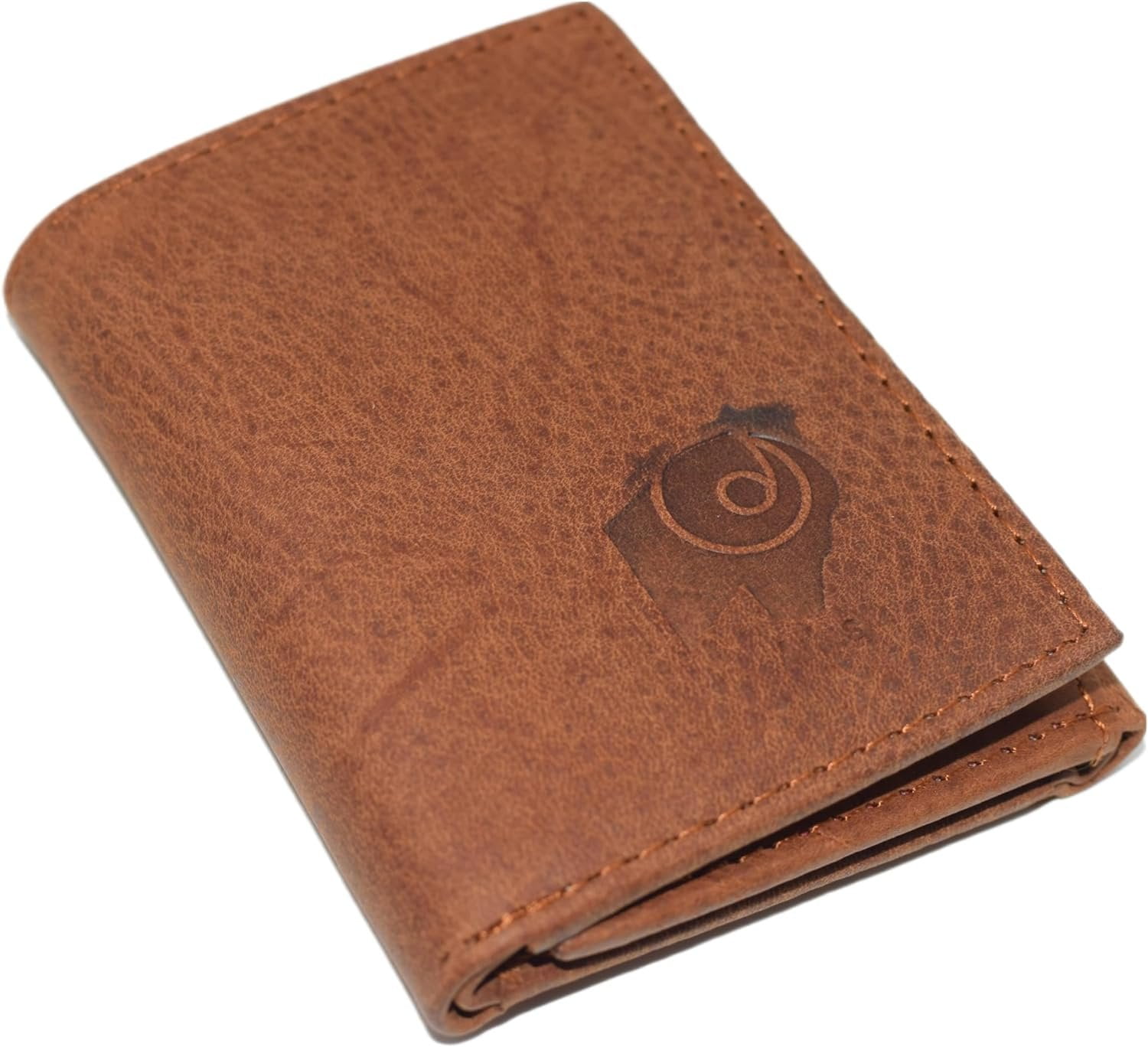 Marshal Aries Men's Genuine Leather Bifold Trifold RFID Blocking Wallet ...