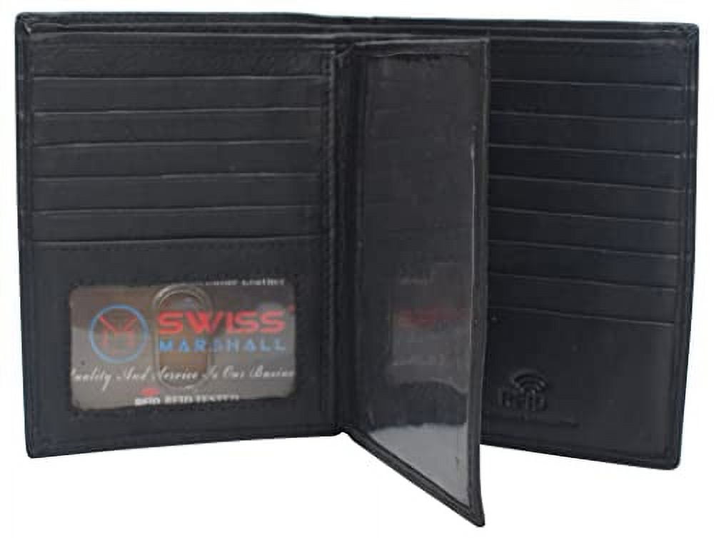 Marshal Bifold Genuine Leather RFID Blocking Wallet For Men Card Slots ...