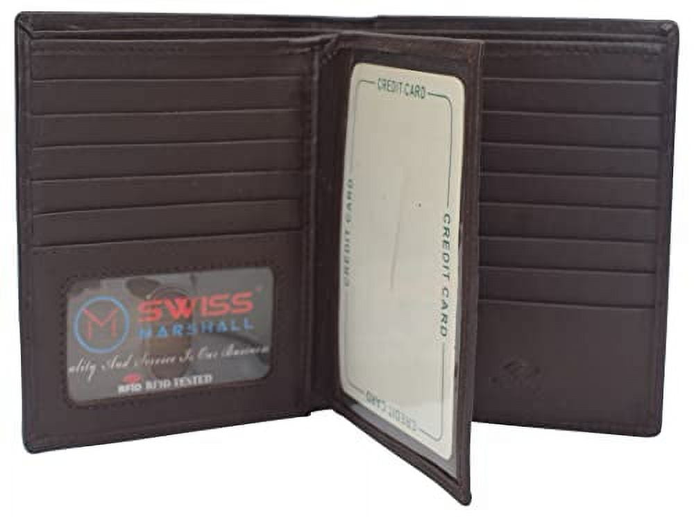 Marshal Bifold Genuine Leather RFID Blocking Wallet For Men Card Slots ...
