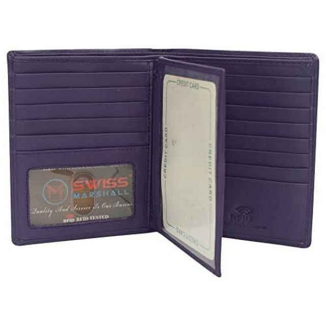 Marshal Bifold Genuine Leather RFID Blocking Wallet For Men Card Slots ...