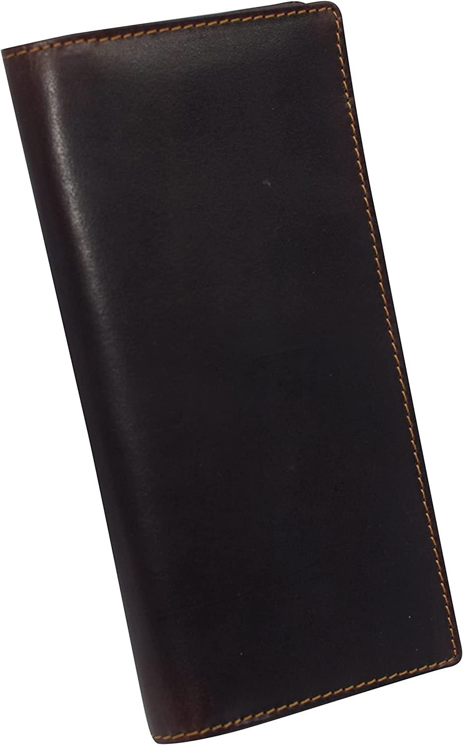 Marshal High End Leather Basic Checkbook Cover Case 156 RFID Buffalo ...