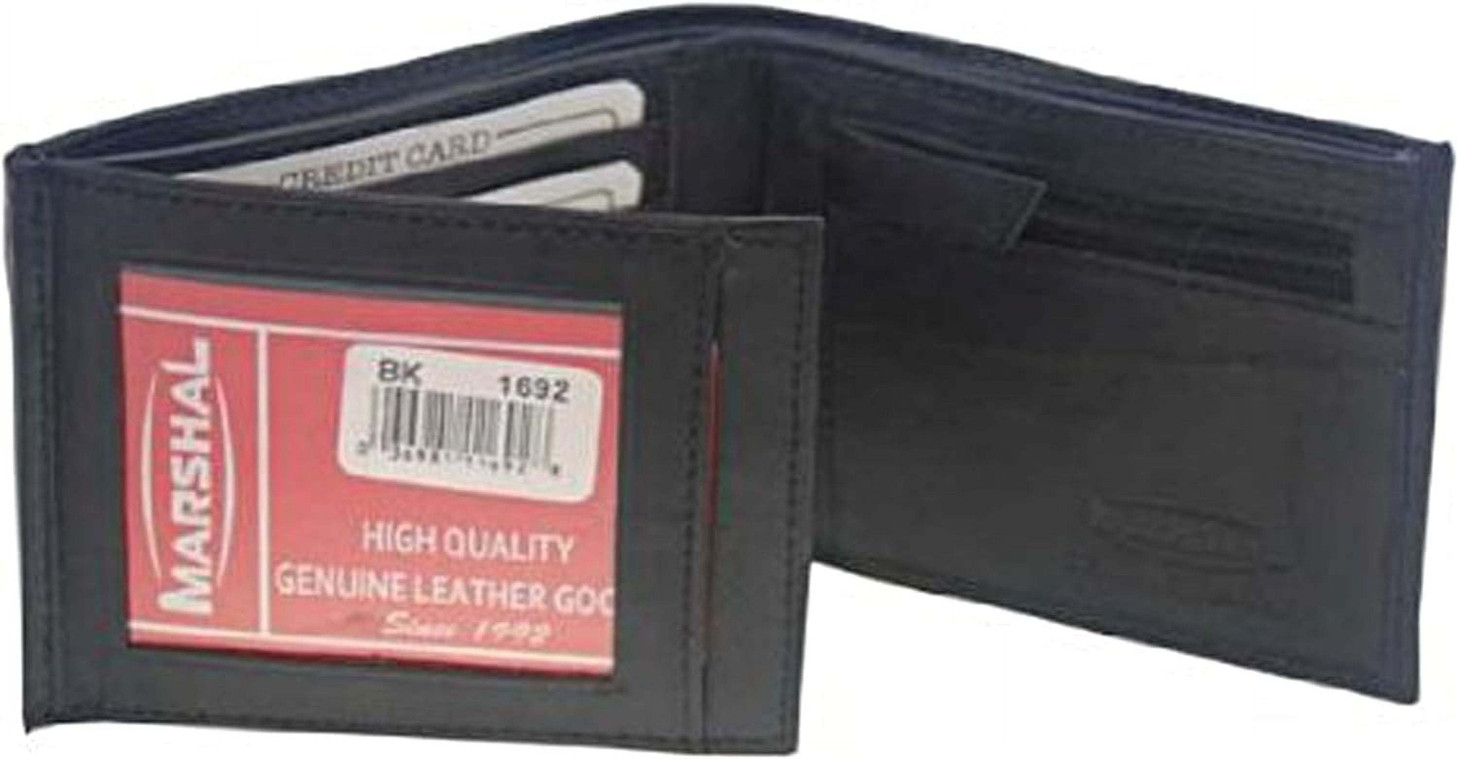 Marshal Trifold Leather Mens Wallet #1692 - Walmart.com