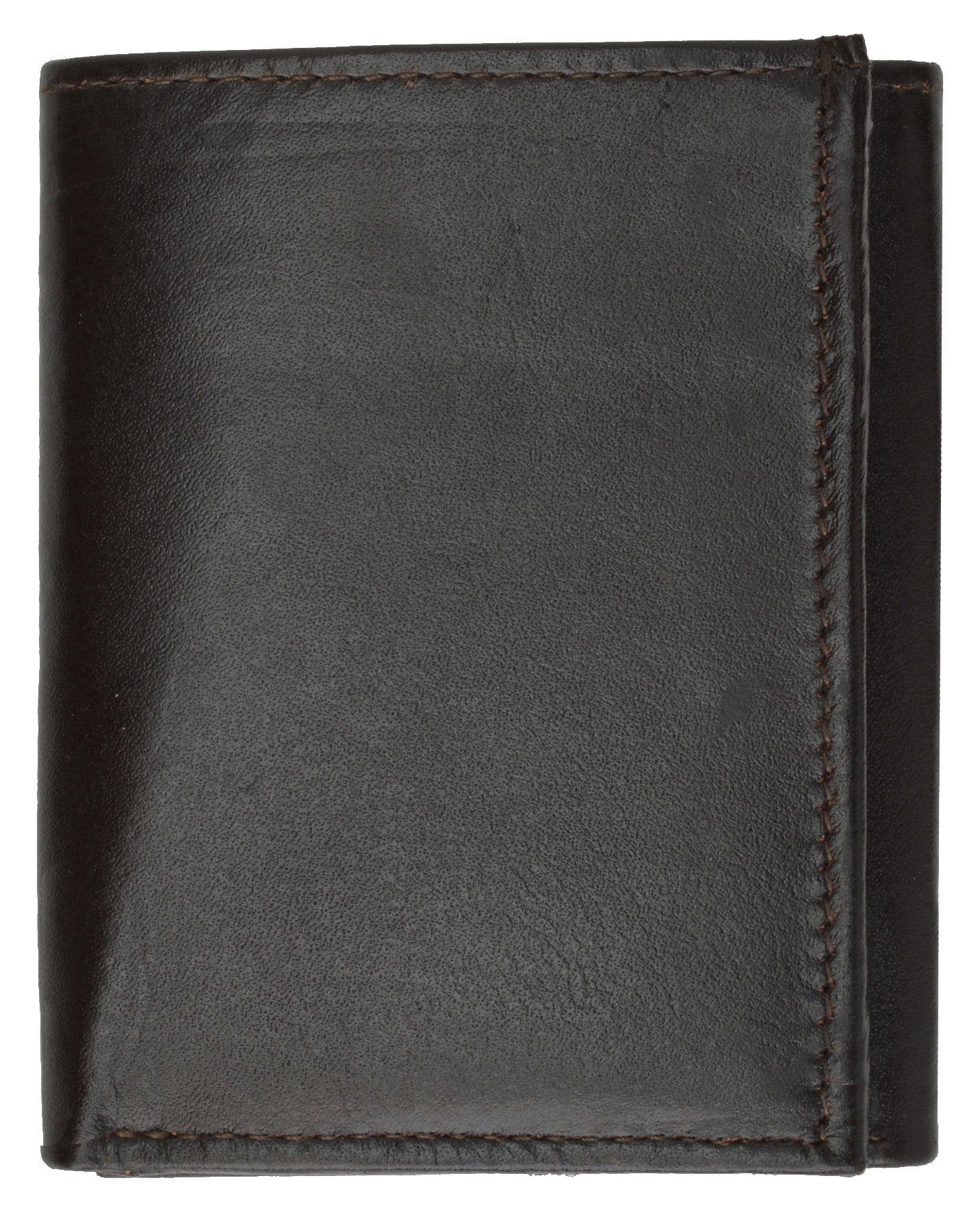 Marshal Wallet Men's Trifold Leather Wallet with Zippered Coin Slot ...
