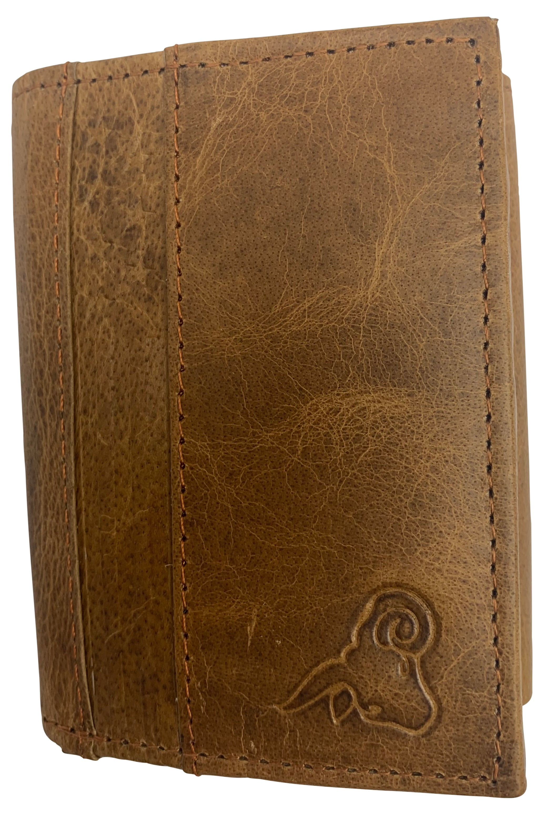 Marshal Wallet Unisex Trifold Wallet, Light Brown - Walmart.com