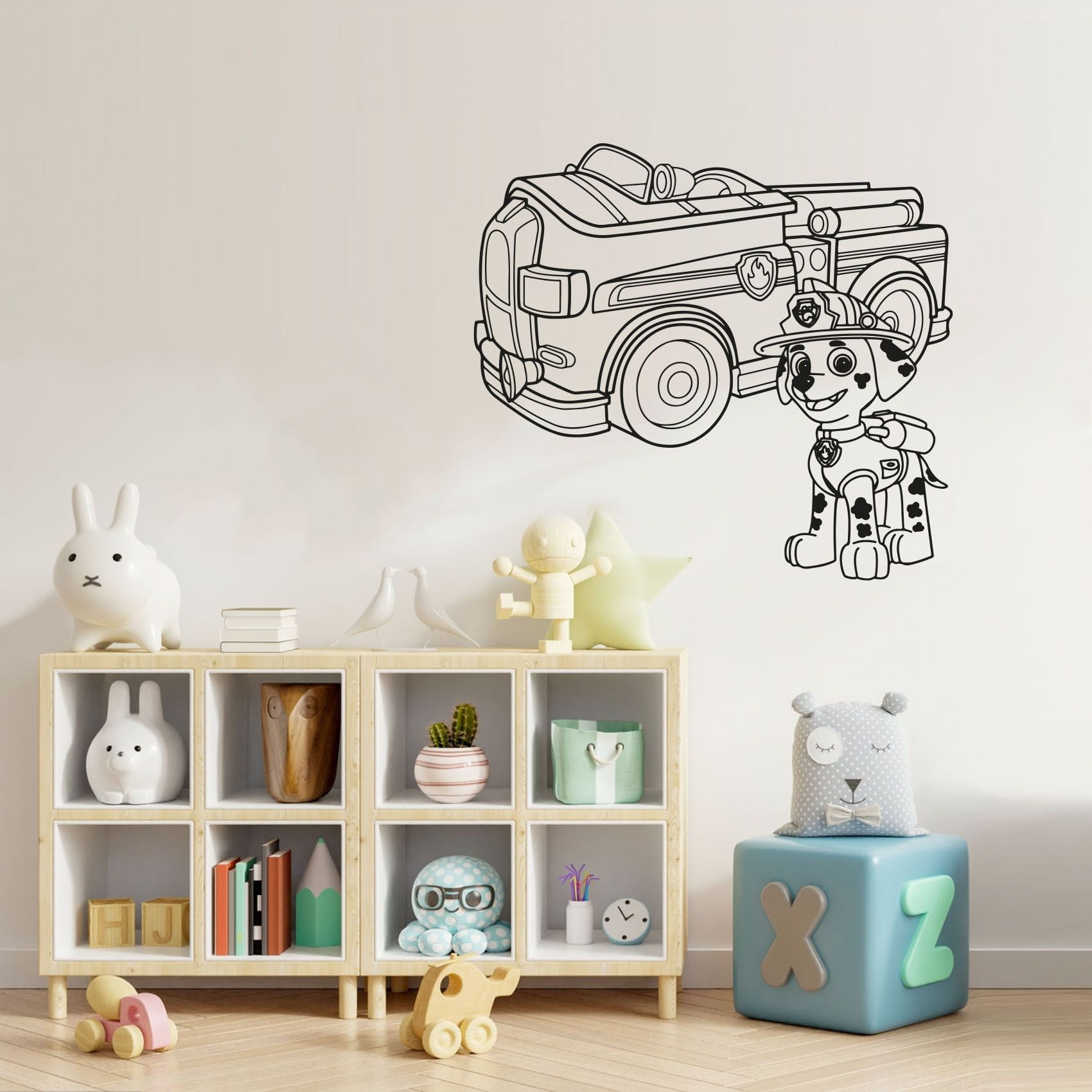 Marshall Cute Paw Patrol Cartoon Character Cute Marshall And Fire ...