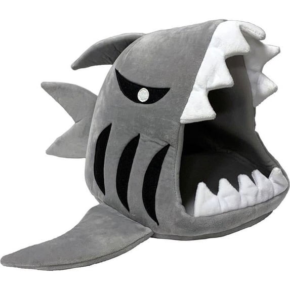Marshall FT-455 Hide n Play Shark Pet Toy, Gray - Walmart.com