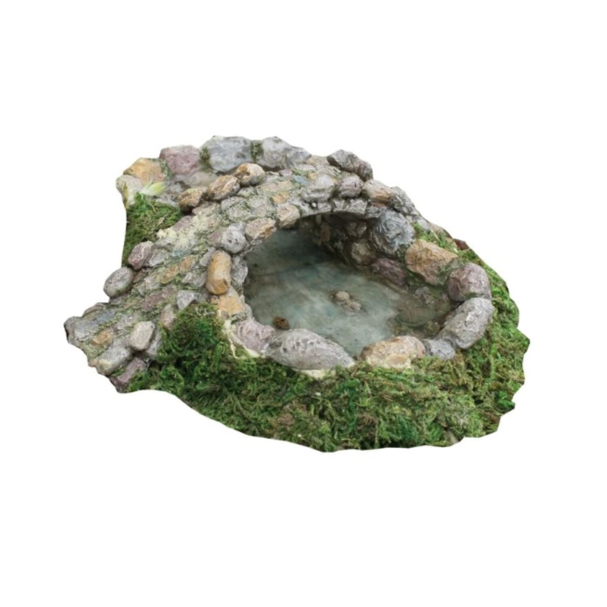 Marshall Home & Garden Fairy Garden Woodland Knoll, Stone Pond & Bridge ...