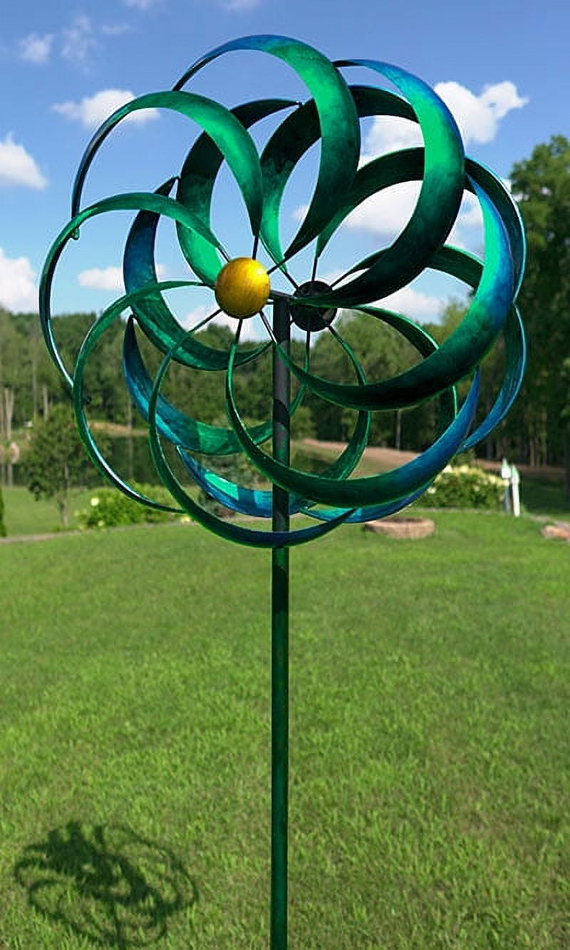 Marshall Kinetic Aruba Windward Spinner, Blue & Green, 84"H - Walmart.com