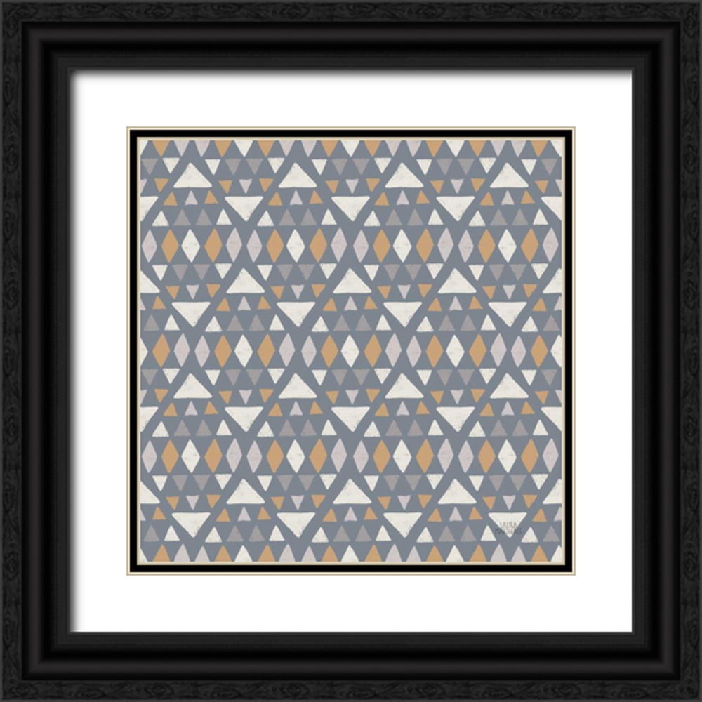 Marshall, Laura 12x12 Black Ornate Wood Framed with Double Matting ...