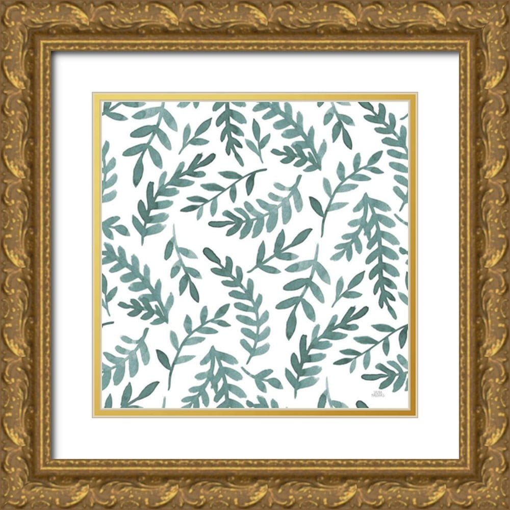 Marshall, Laura 12x12 Gold Ornate Wood Framed with Double Matting Museum Art Print Titled ...